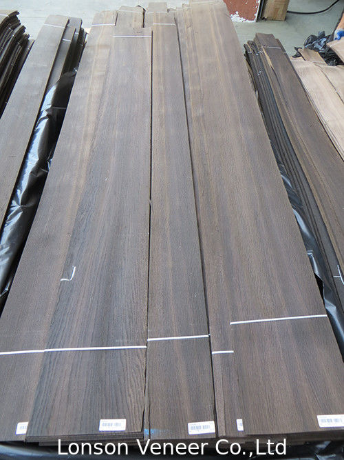ISO9001 Straight Grain Fumed Veneer Rift Cut 250cm Length Interior ...